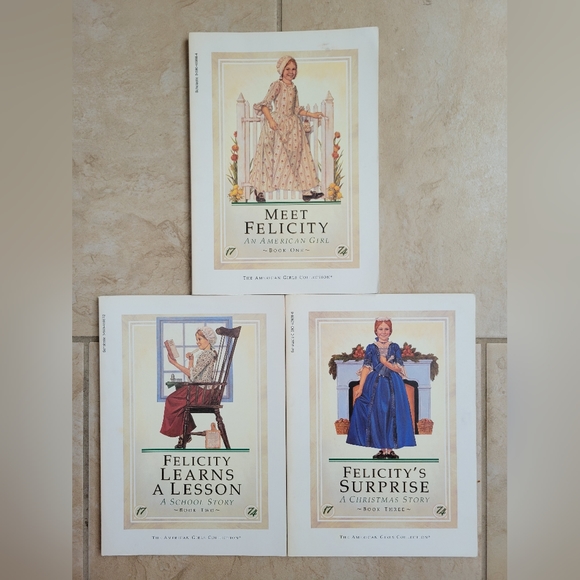 American Girl | Other | Felicity American Girl Paper Back Books Lot 3 ...